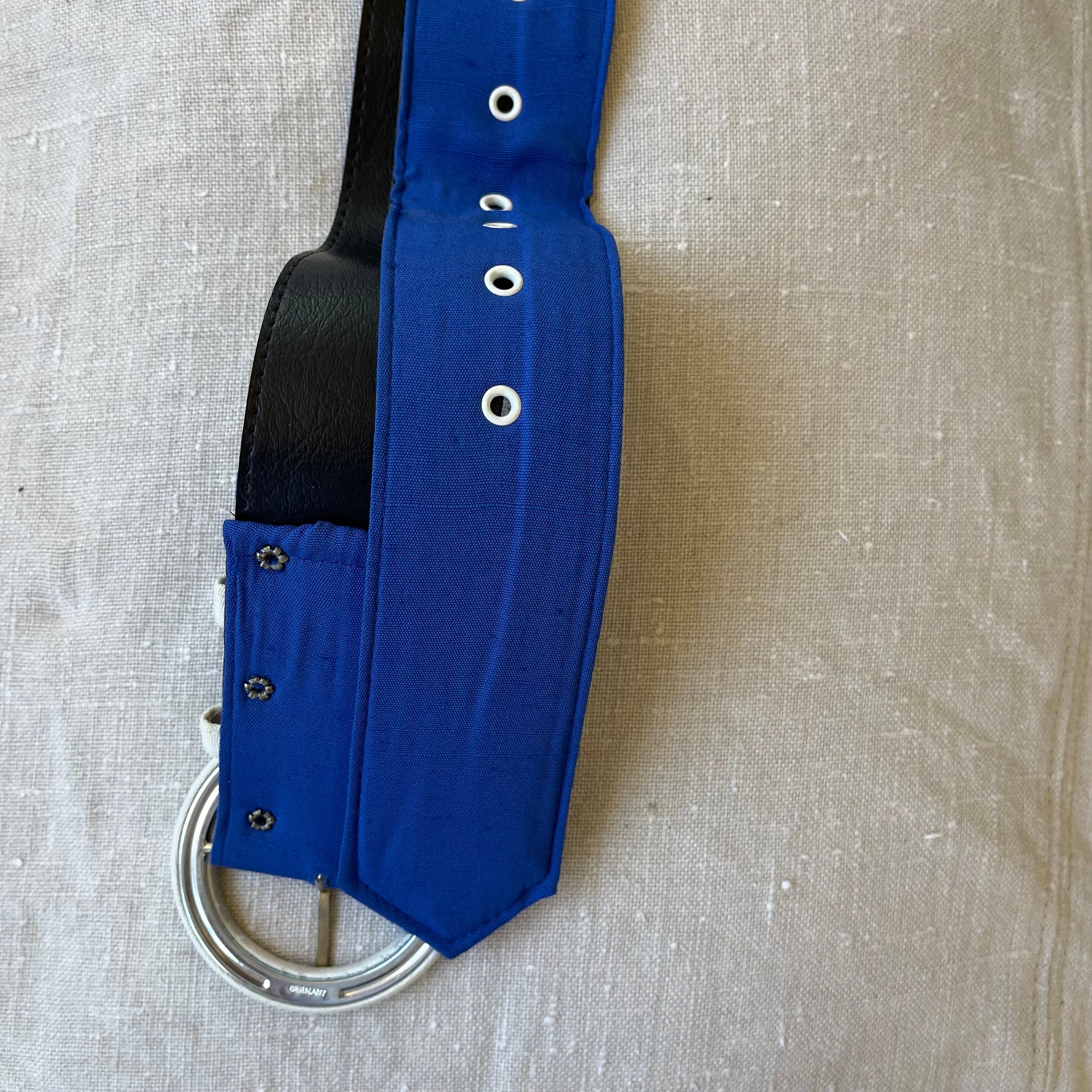 Nautical Blue White Belt - Etsy