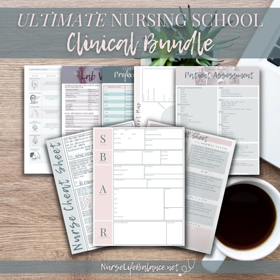 Ultimate Nursing School Clinical Bundle | Etsy