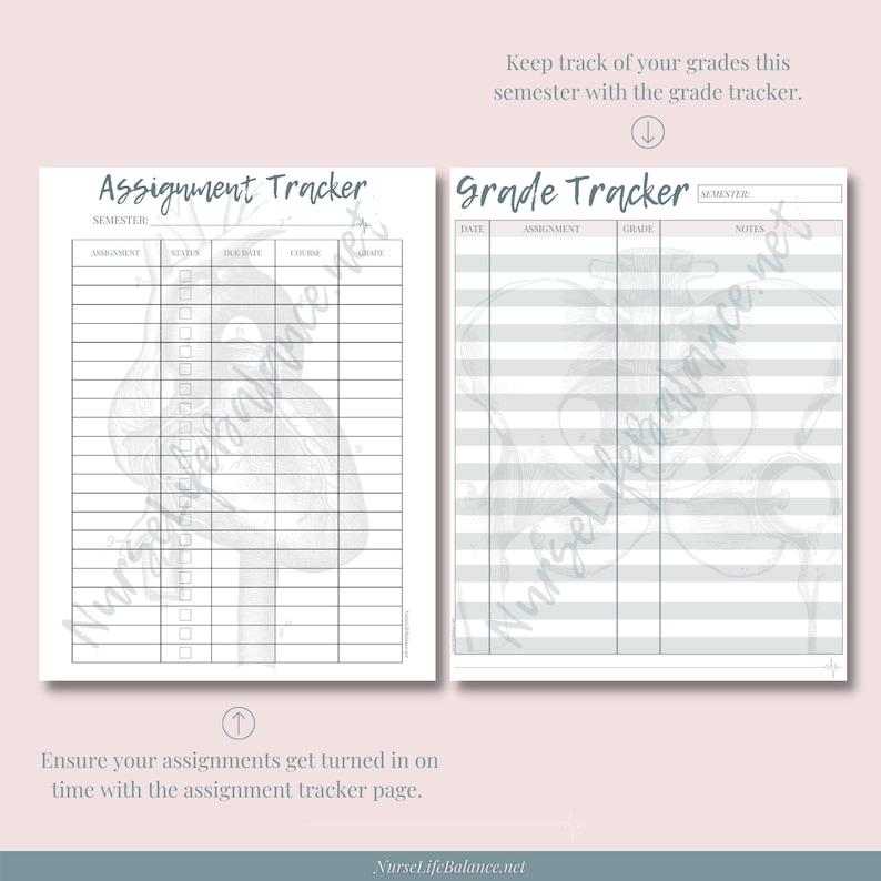 Ultimate Nursing Student Planner Bundle - Etsy