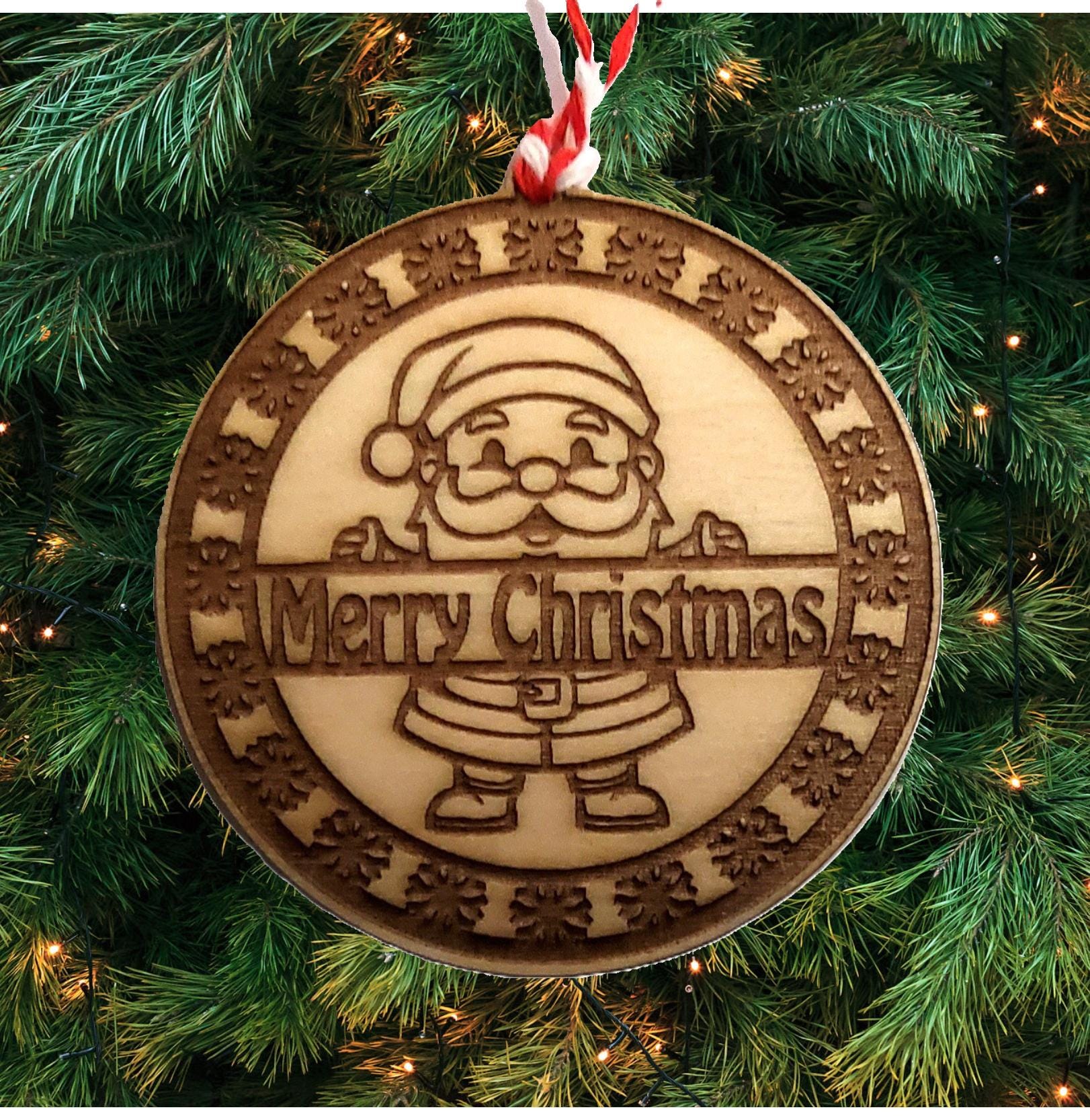 Christmas Tree Baubles, Nadelik Lowen/nearly There Trees - Etsy UK