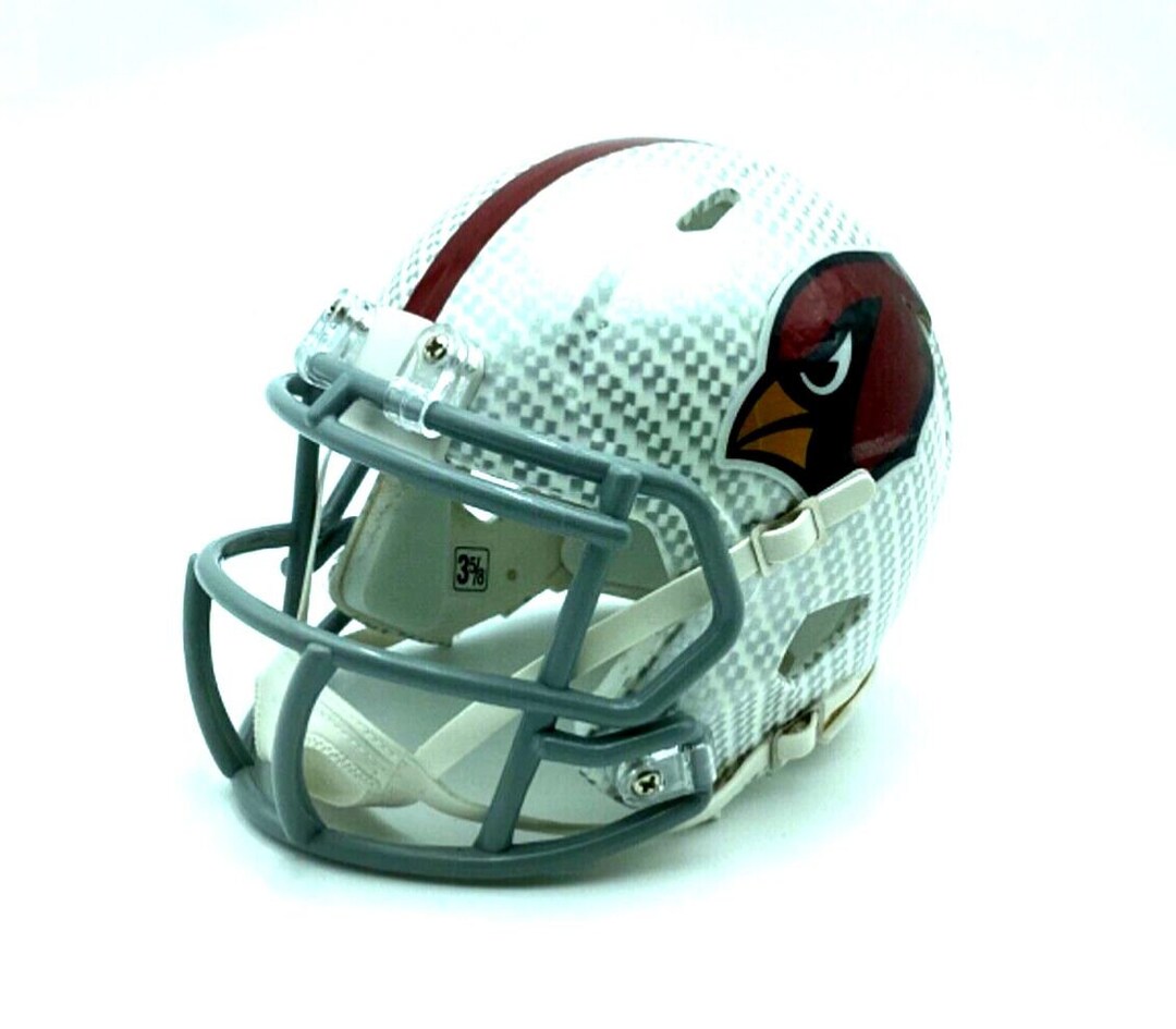Custom Cardinals Carbon Fiber Hydro-dipped Concept Riddle Mini Helmet ...