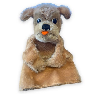 VINTAGE 1960's Steiff Mopsy Pug DOG Hand PUPPET Rare Collectible - Etsy