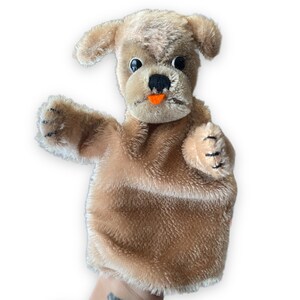 VINTAGE 1960's Steiff Mopsy Pug DOG Hand PUPPET Rare Collectible - Etsy