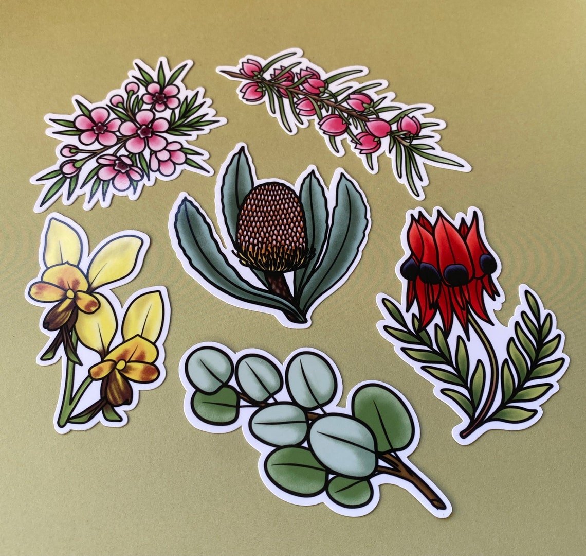 Australian Flora & Fauna 2.0 Stickers | Etsy
