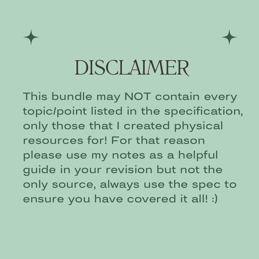 OCR A Level Biology: Module 4 Notes - Etsy