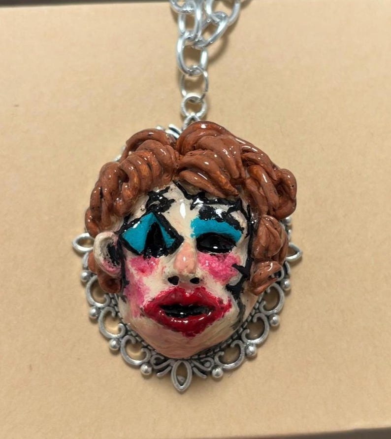 Leatherface Handscultped Necklace - Etsy