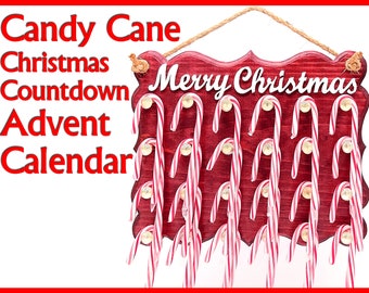 Christmas Candy Calendar - Etsy