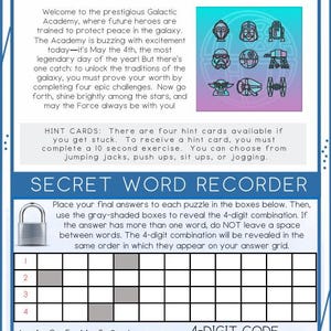 May the 4th Be With You Escape Game - Etsy