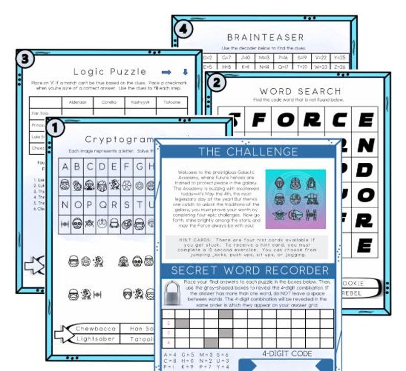 May the 4th Be With You Escape Game - Etsy