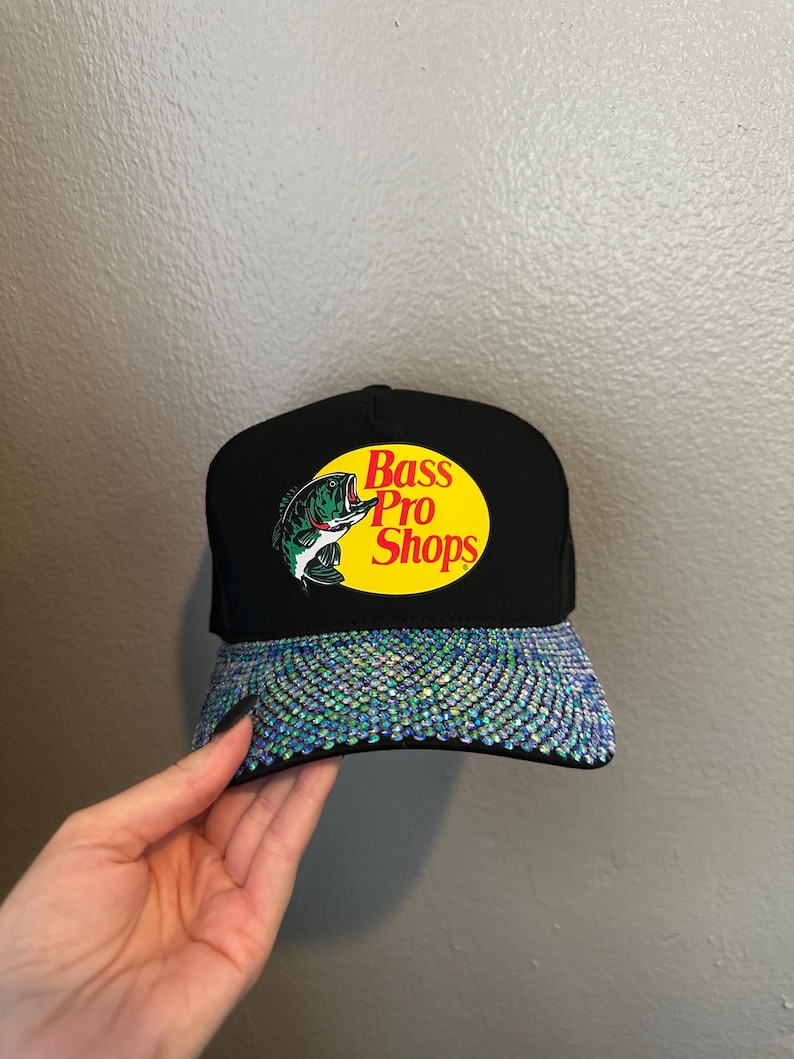 Bedazzled Bass Pro Shop Hat - Etsy