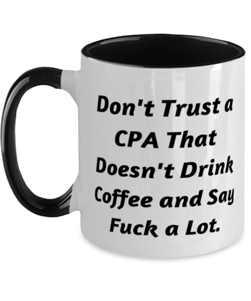 CPA Gifts, Funny Unique CPA Mug From Coworkers, Friends Boss Accountant ...