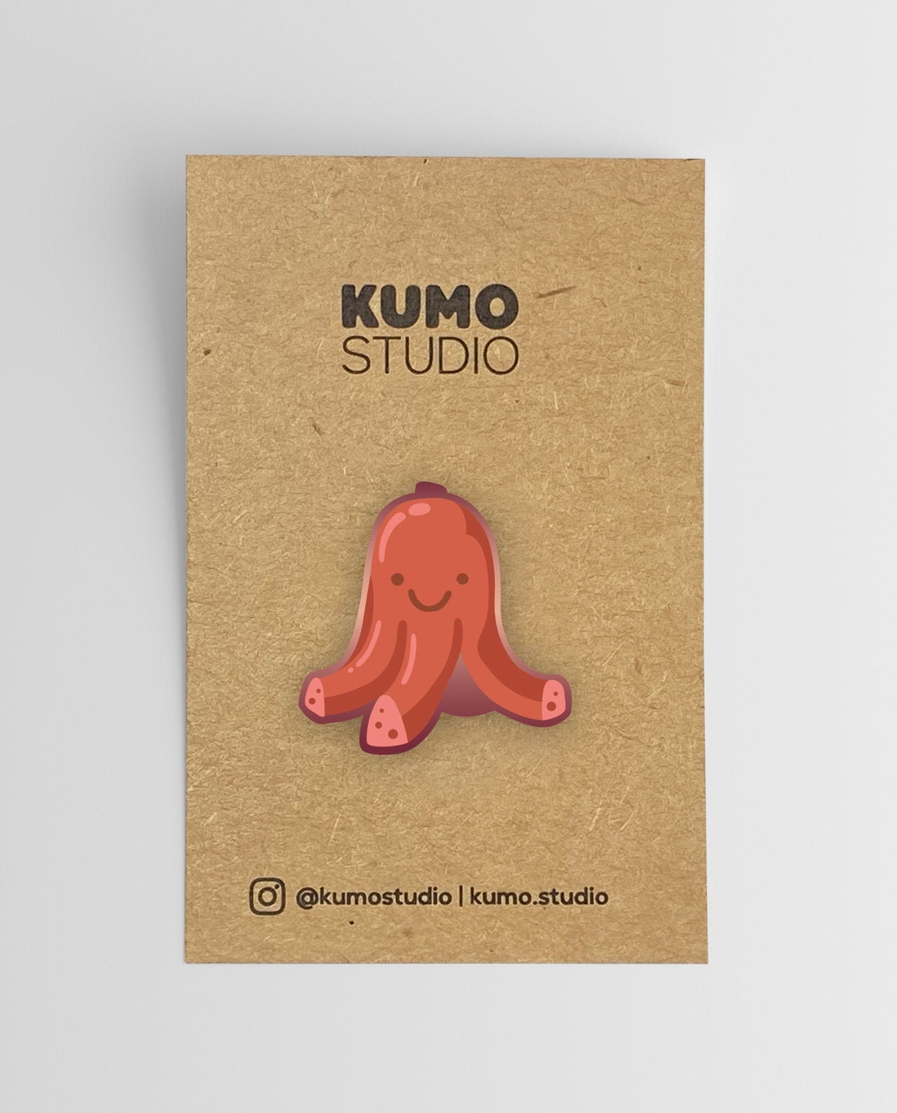 Kawaii Cute Tako Sausage Enamel Pin - Etsy