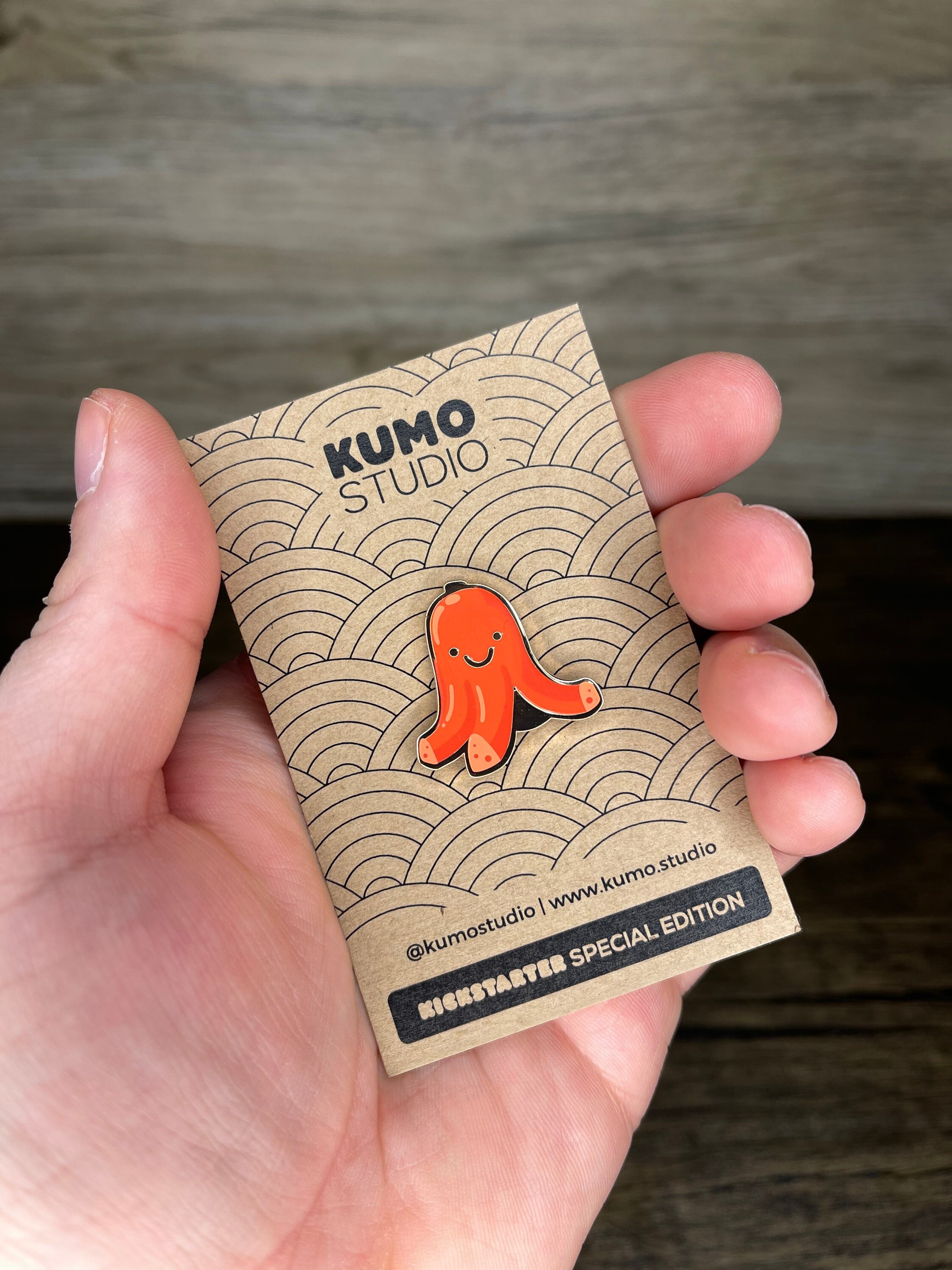 Kawaii Cute Tako Sausage Enamel Pin - Etsy