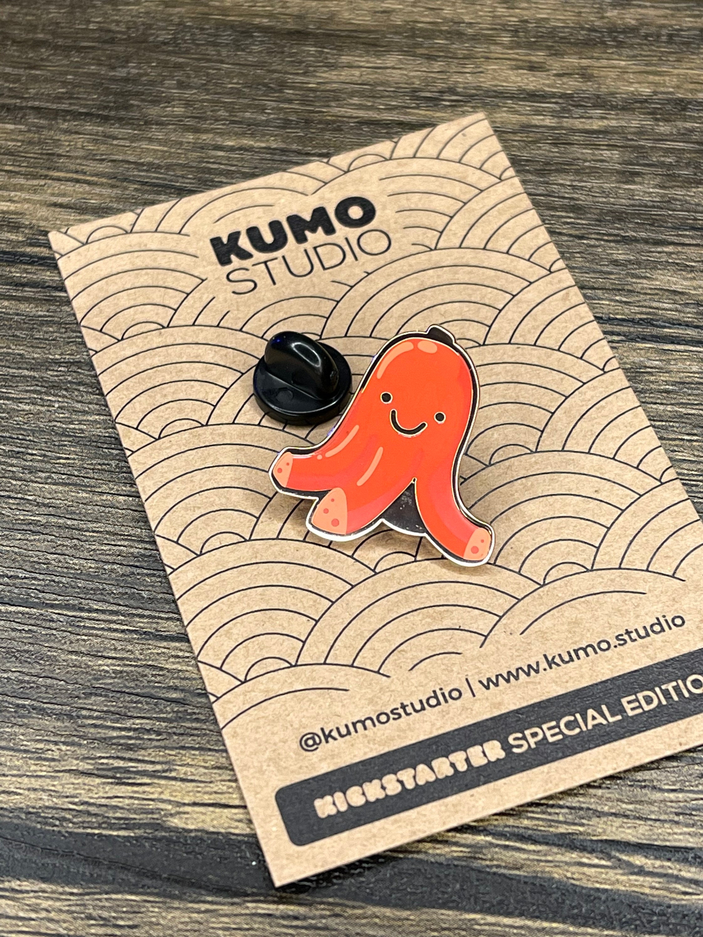 Kawaii Cute Tako Sausage Enamel Pin - Etsy