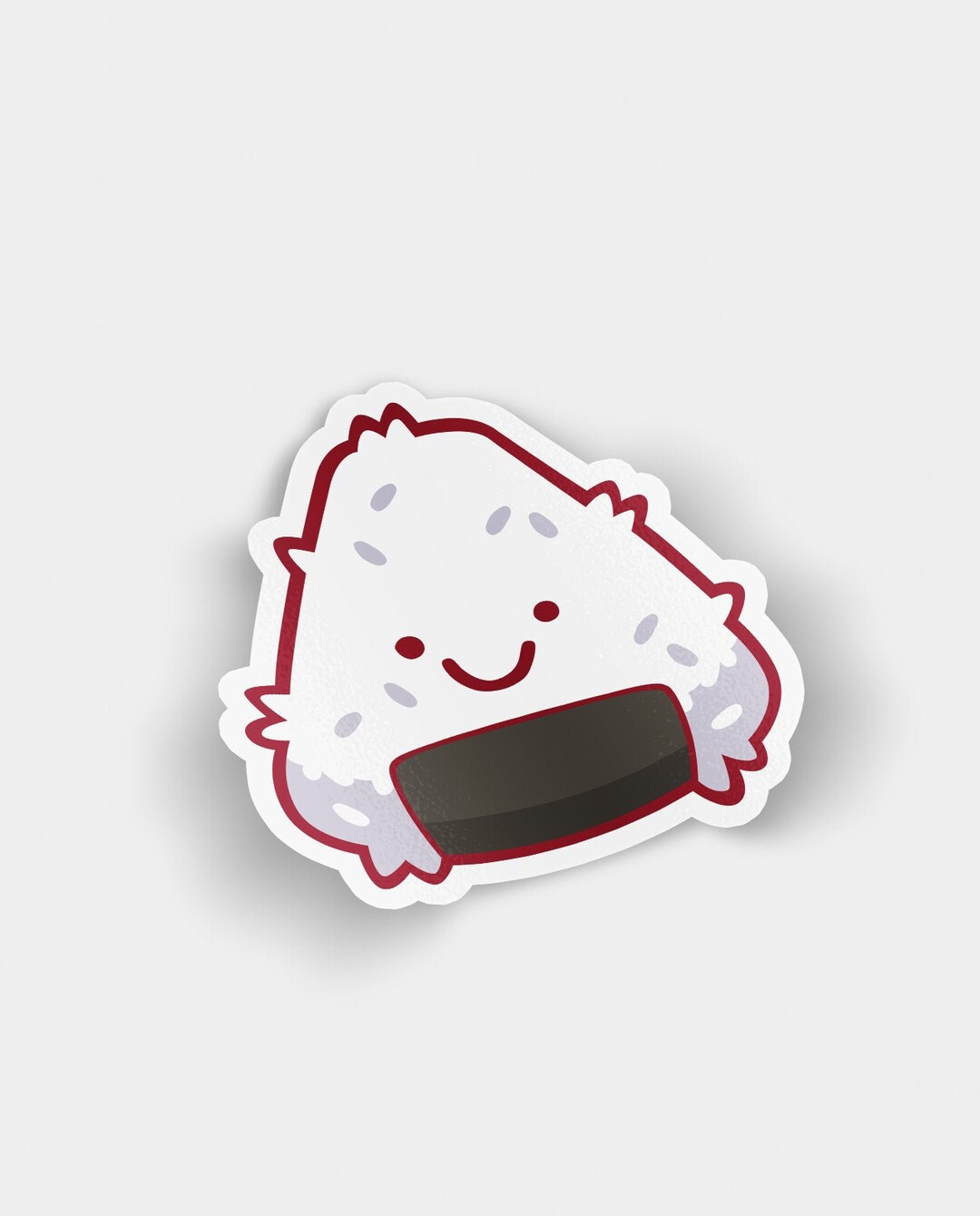 Kawaii Cute Sushi Onigiri Cute Die Sticker - Etsy