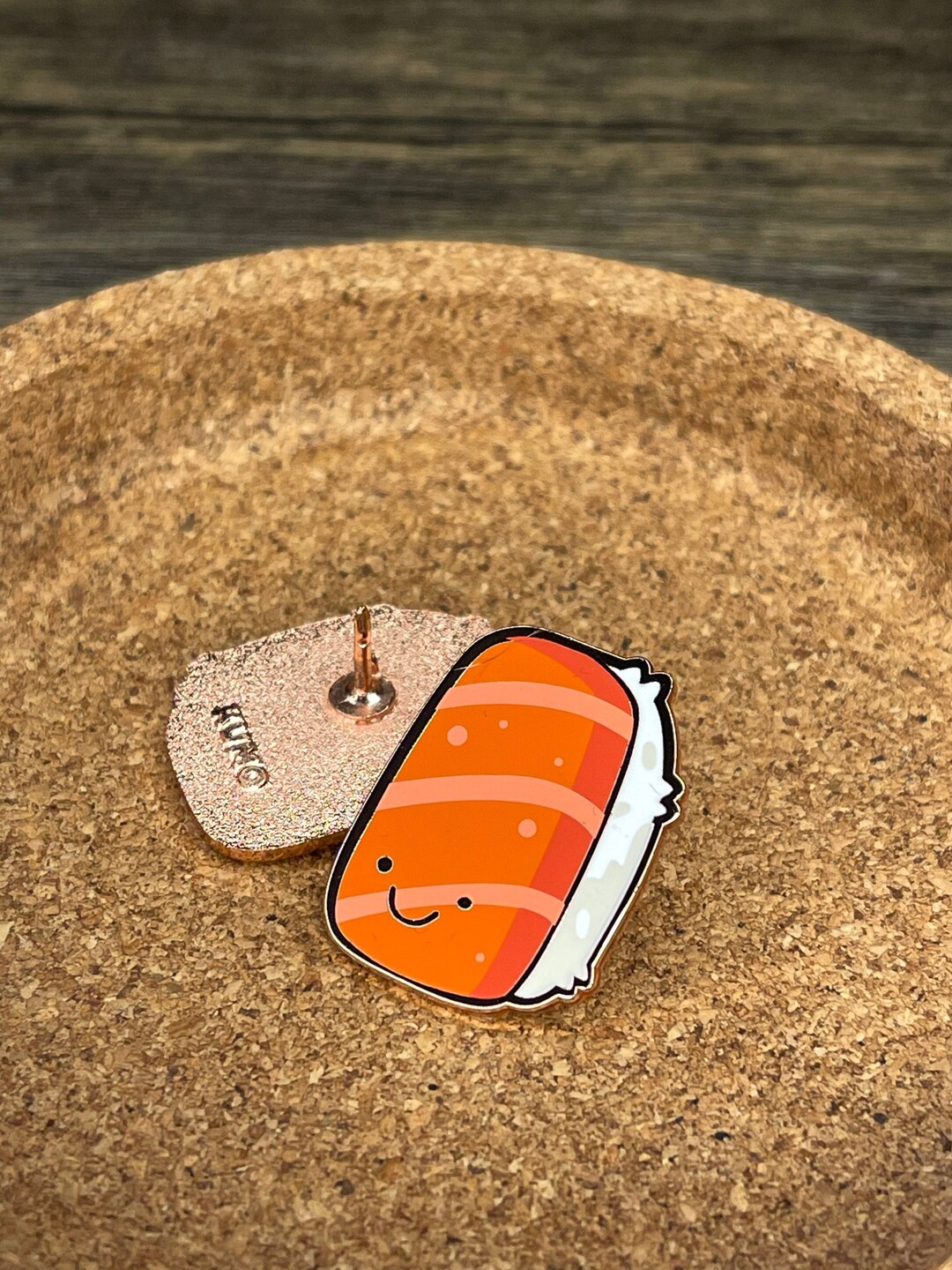 Kawaii Cute Tuna Nigiri Sushi Enamel Pin - Etsy