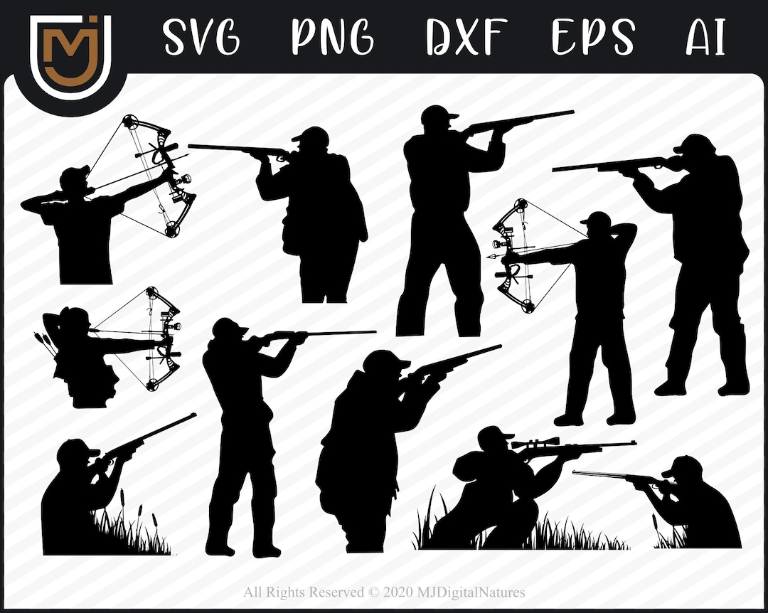 Bundle Hunting SVG Hunters Man Woman - Deer Hunting SVG, Hunting ...