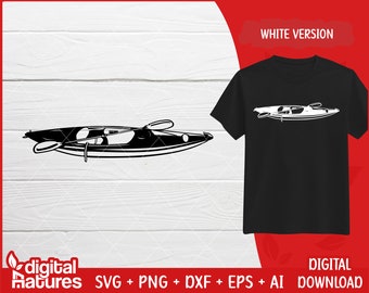 Retro Kayak SVG Kayaking Sunset Kayak Svg Kayaking - Etsy