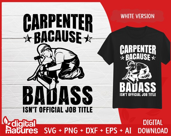 Job Title Carpenter Svg Carpenter Png Tools Svg Handyman | Etsy