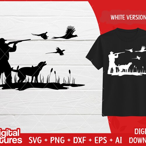 Pheasant Hunting SVG Labrador Pheasant Clipart Bird Hunting | Etsy