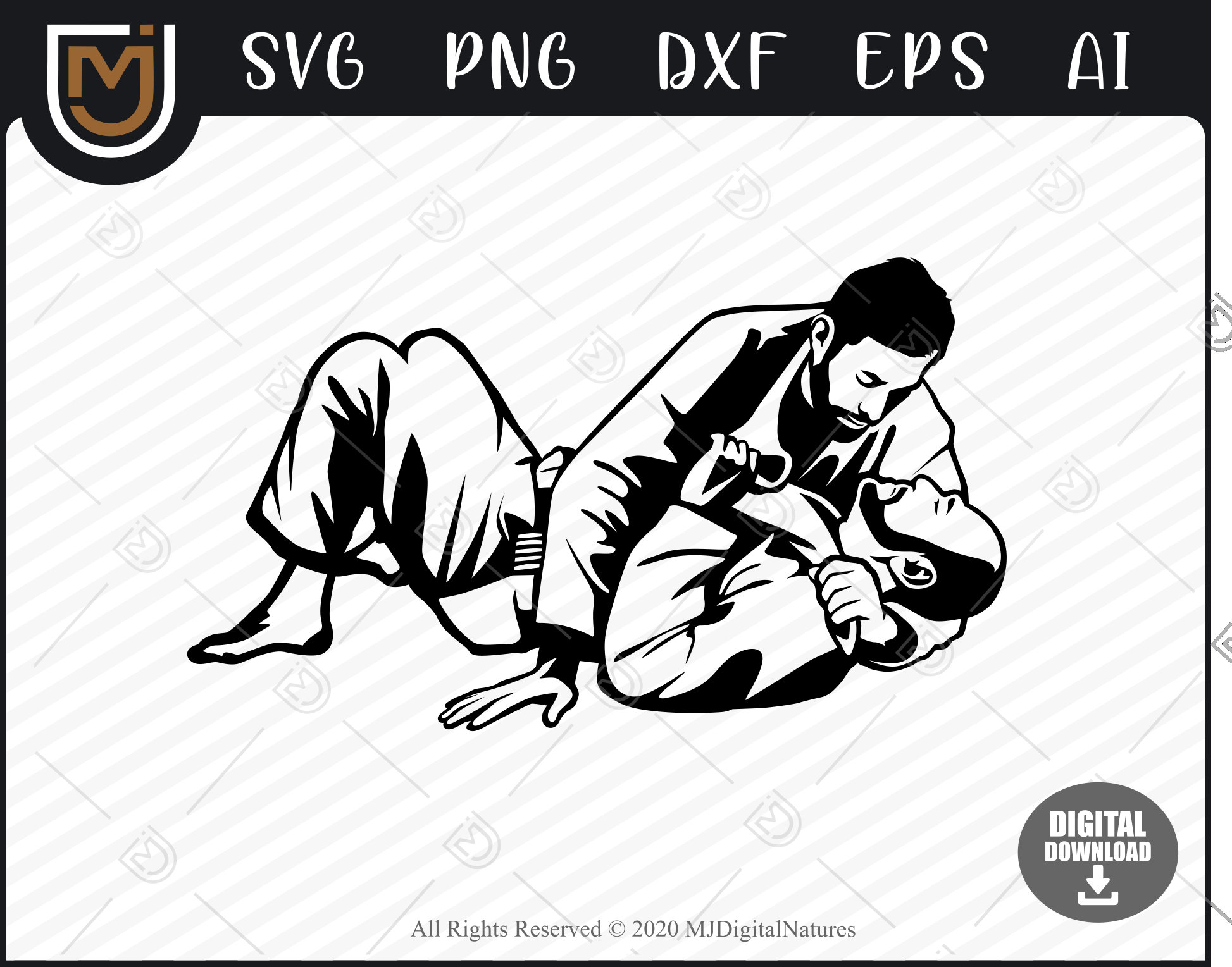 Jiu Jitsu SVG Martial Arts Svg MMA Svg Bjj Svg for | Etsy