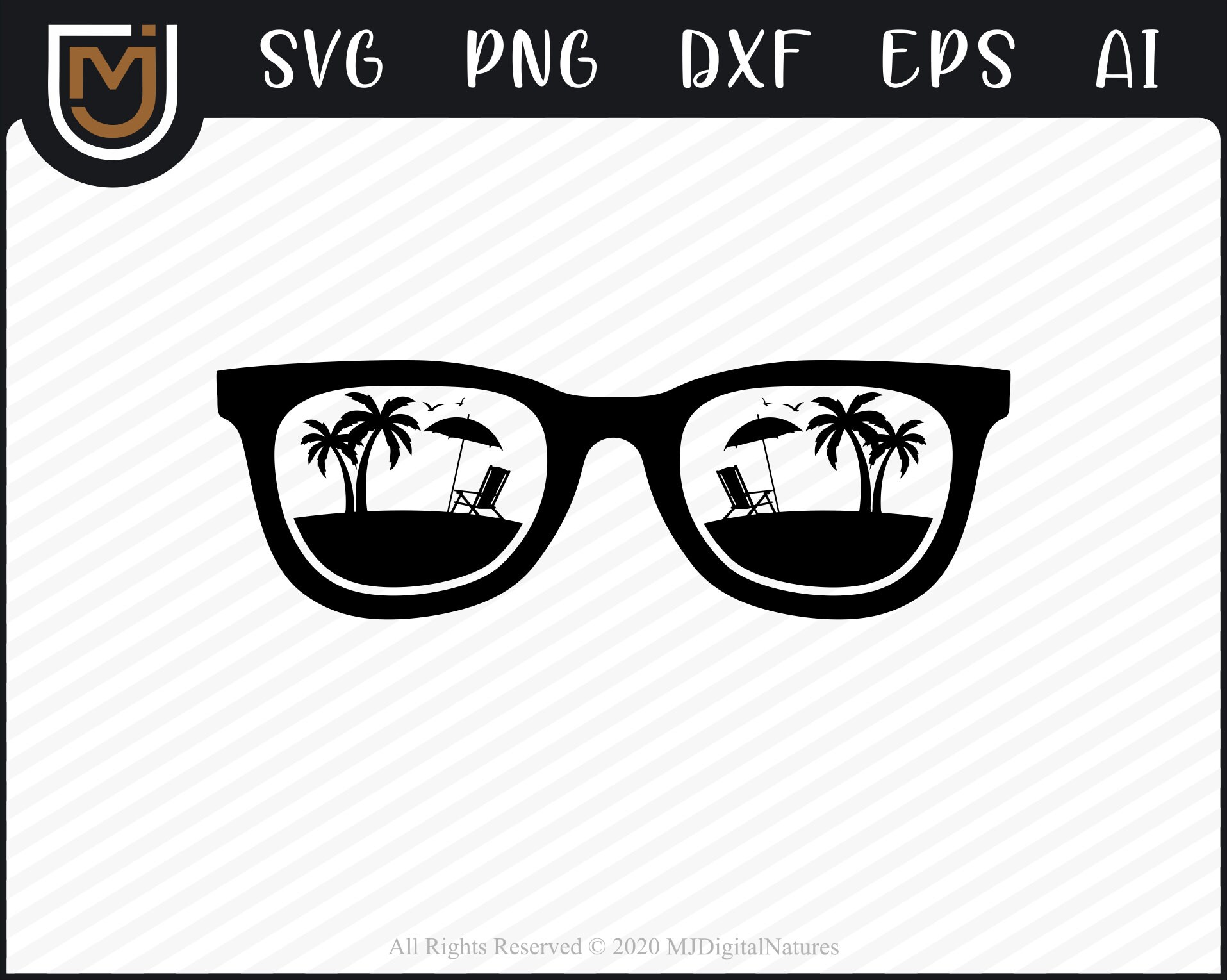 Cool Sunglasses SVG Beach Summer SVG Beach Svg Beach Life | Etsy