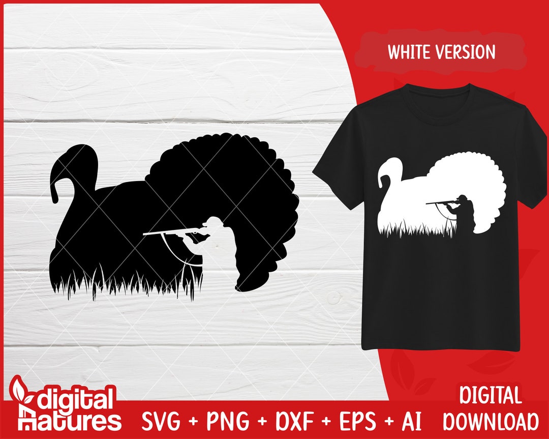 Turkey SVG 02 Turkey Hunting Svg, Turkey Clipart, Bird Hunting Svg for ...