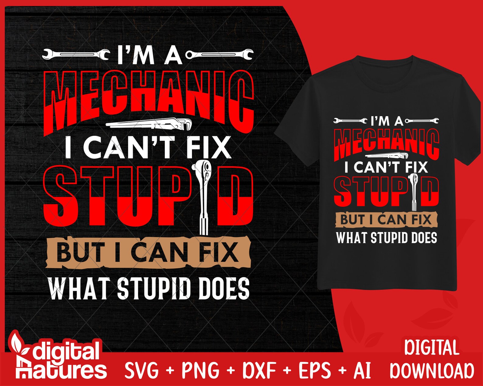 Funny Im a Mechanic Svg Files Car Mechanic Svg Tools Svg - Etsy