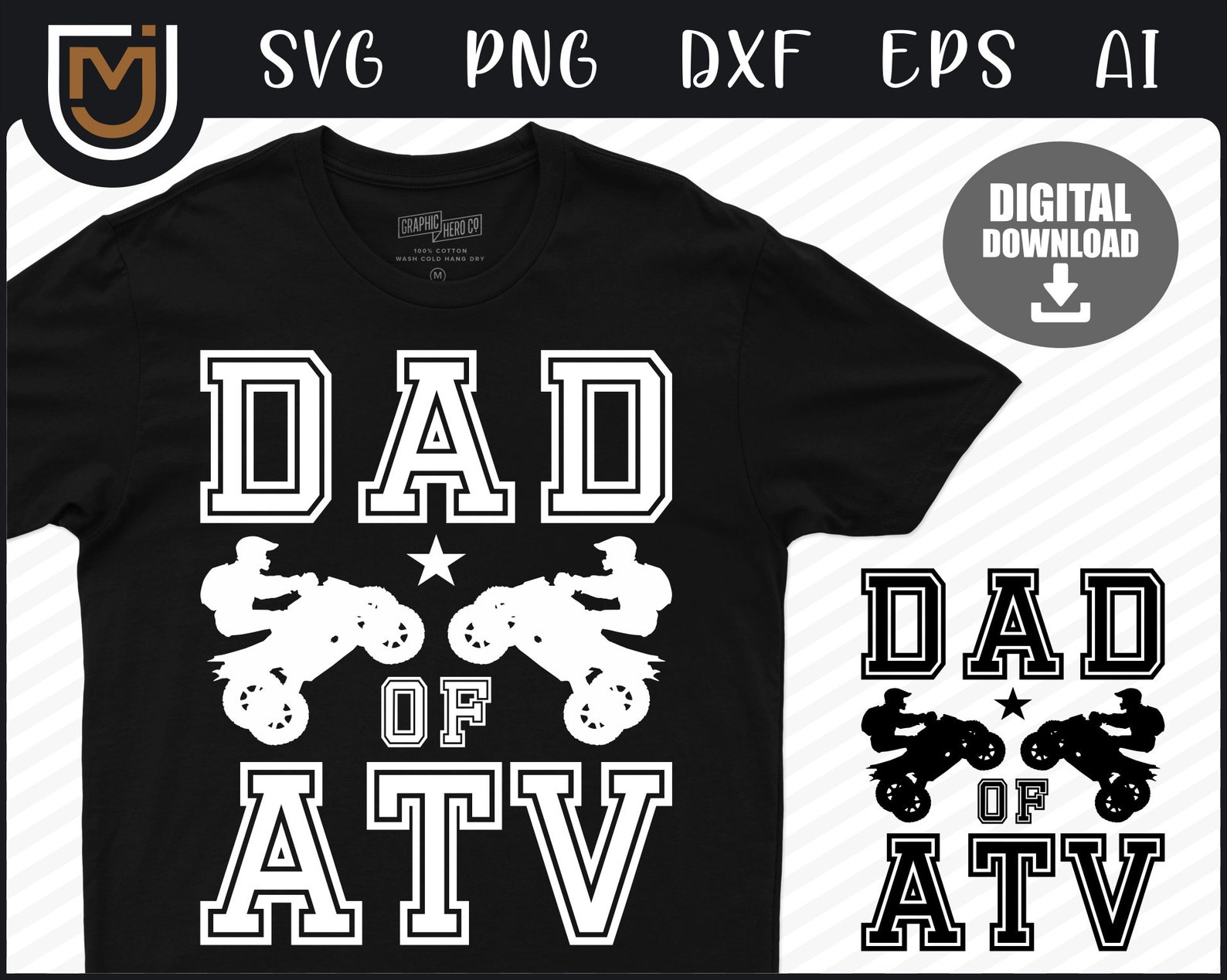 Dad of ATV Svg off Road Svg ATV Clipart 4 Wheeler Svg PNG - Etsy Ireland