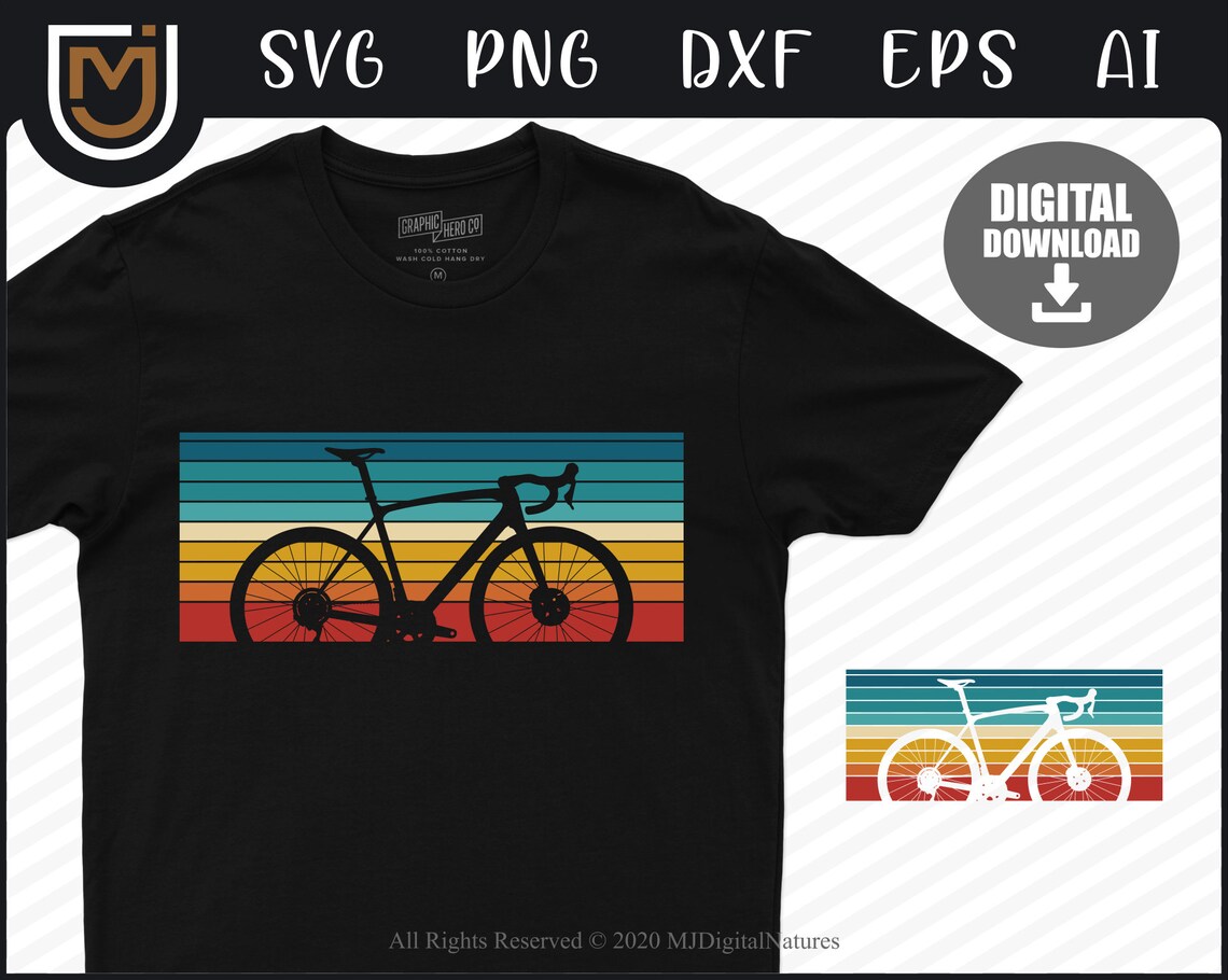 Retro 01 Road Bike Svg Vélo Svg Vélo Svg PNG Fichier de - Etsy France