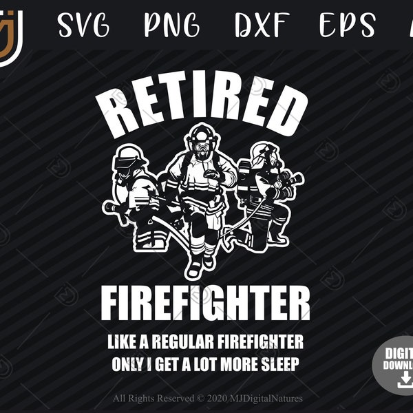 Firefighter Svg - Etsy