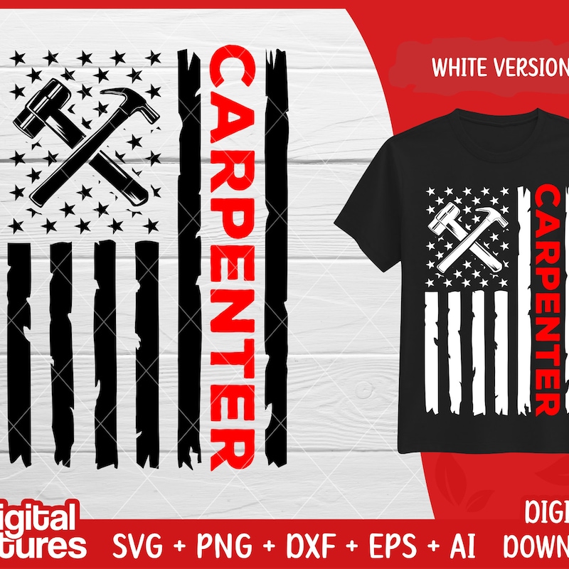 Us Carpenter Svg - Etsy
