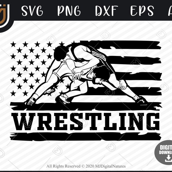 Wrestling Svg - Etsy