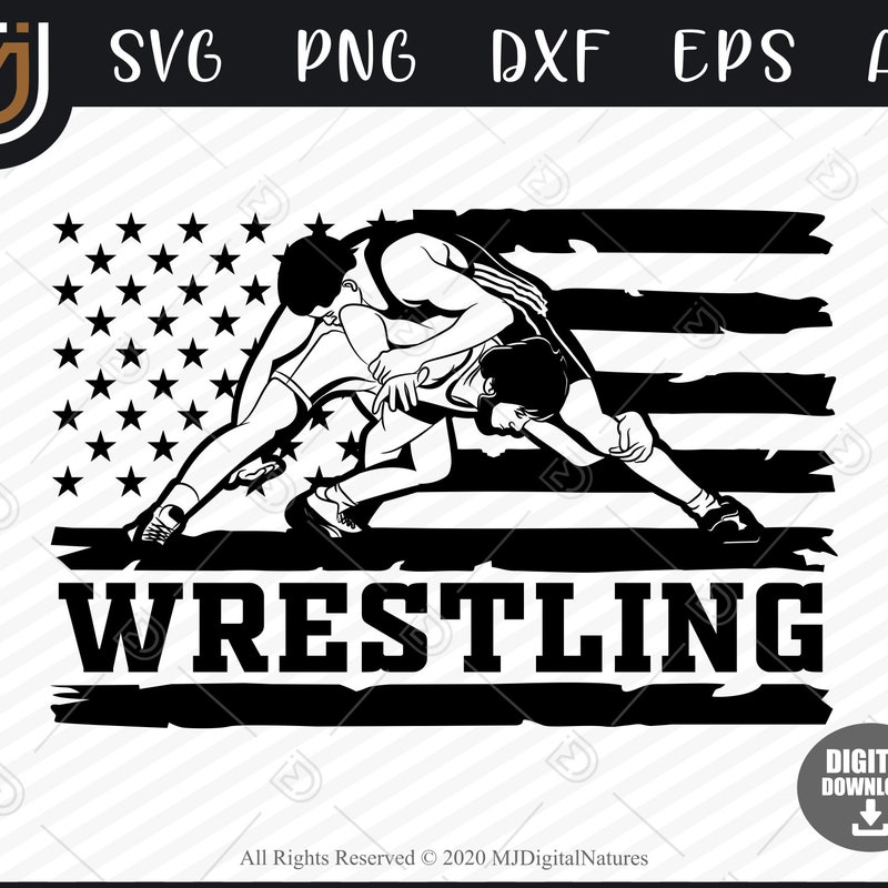 Wrestling Svg - Etsy