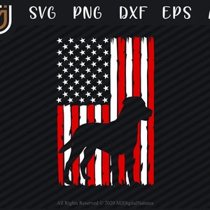 American Flag Labrador Retriever SVG Labrador Clipart, USA Flag Dog Svg ...