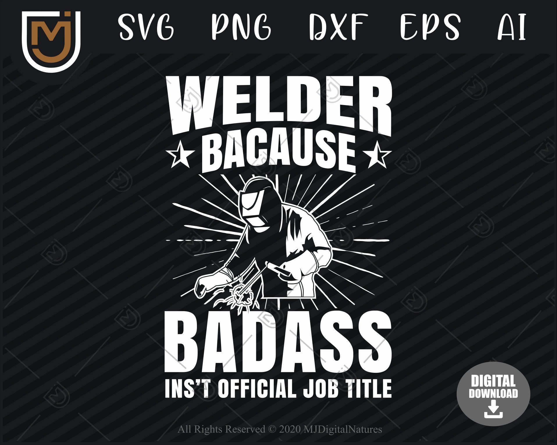 Welder Svg Files Job Title Weld SVG Welding Svg Welder | Etsy UK