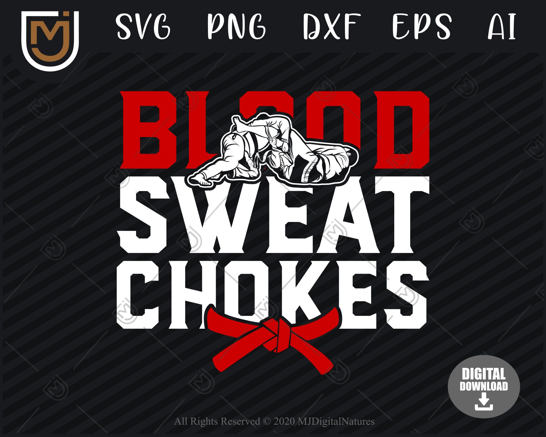 Dxf Sunset Aggressive Cuddling Jiu-Jitsu Svg Png Silhouette for Mma ...