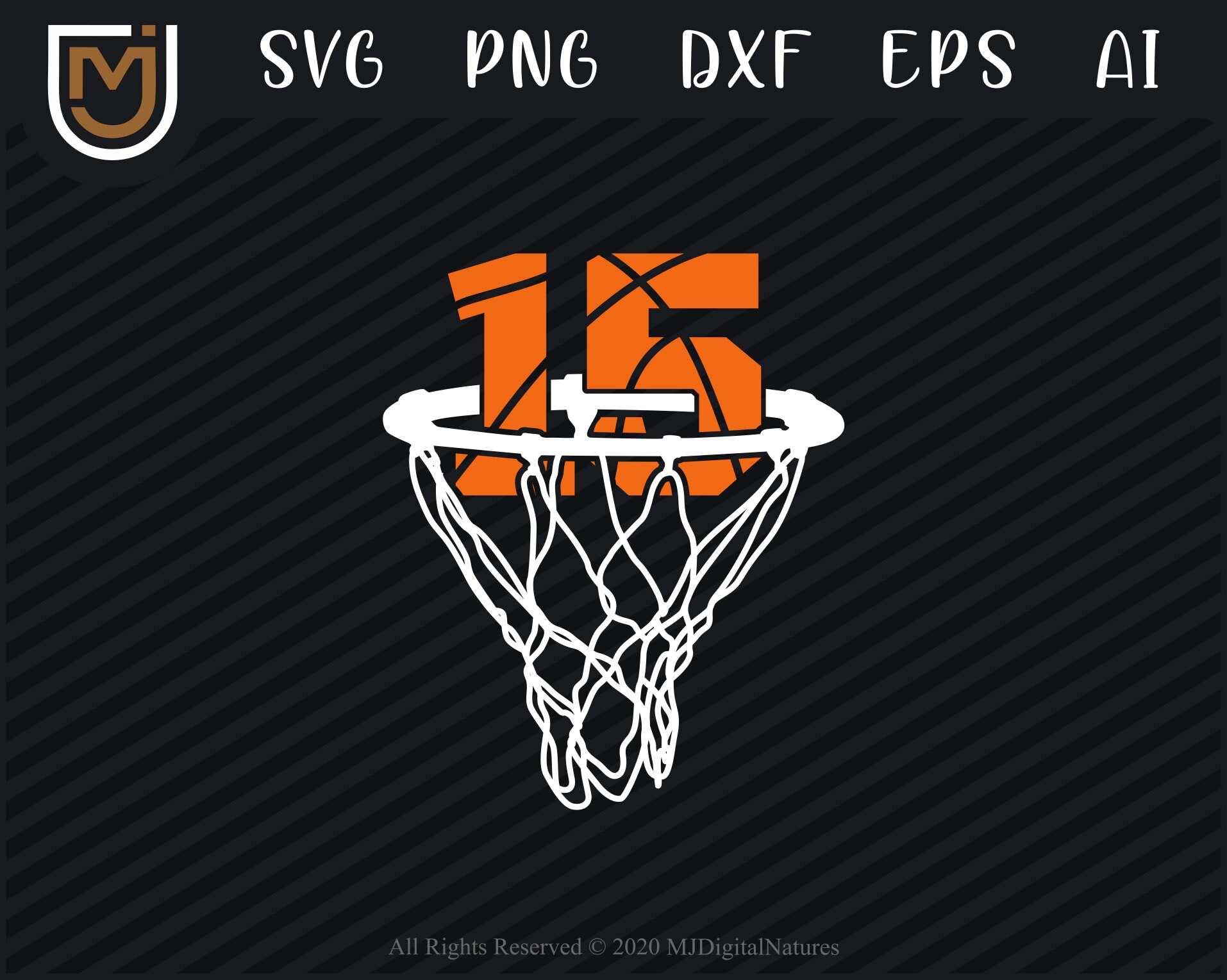 15th Birthday Basketball SVG Basketball PNG Sports SVG | Etsy