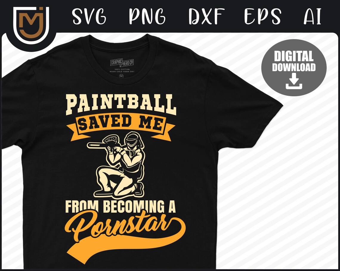 Paintball SVG Files Saved Me Sports SVG Shooting Svg - Etsy