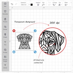 Geometric Dog 60 Breeds Standing Dog Svg Dxf Pdf- Dog Ornaments, Dog ...