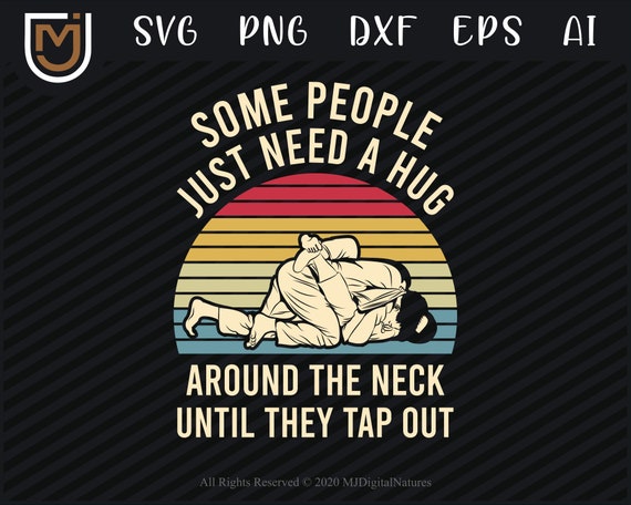 Dxf Sunset Aggressive Cuddling Jiu-Jitsu Svg Png Silhouette for Mma ...