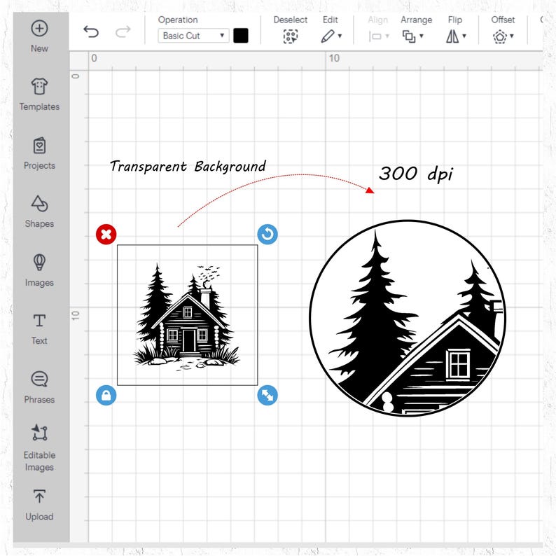 56 Cabin House SVG DXF Bundle for Cricut Crafts, Rustic Cabin ...