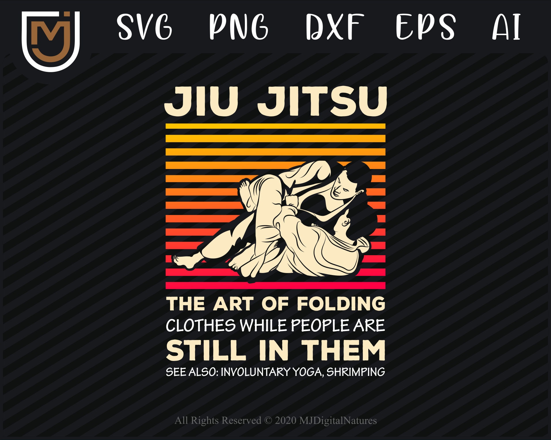Dxf Sunset Aggressive Cuddling Jiu-Jitsu Svg Png Silhouette for Mma ...