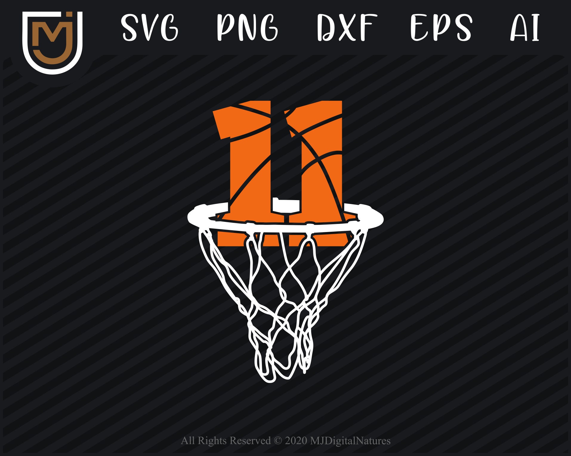 11th Birthday Basketball SVG Basketball PNG Sports SVG | Etsy