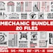 20 Files Bundle Mechanic Svg - Car Mechanic Svg, Tools Svg, Wrench Svg ...