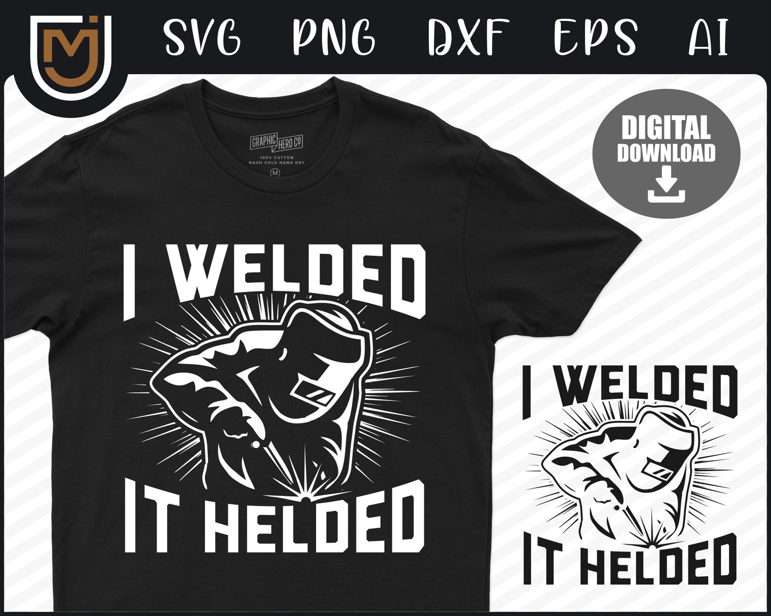 I Welded It Helded Welder SVG Weld SVG Welding Svg Welder | Etsy