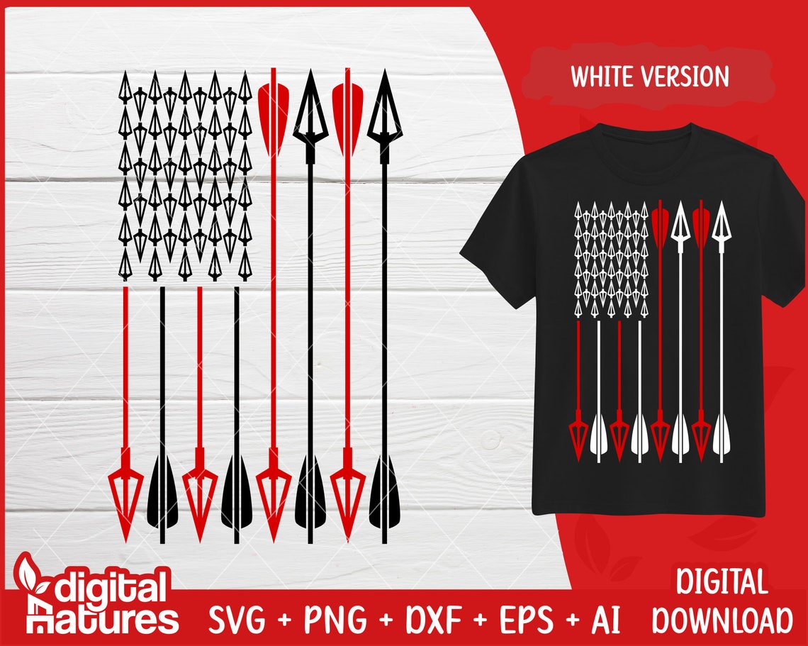 Arrows American Flag Hunting Svg Deer Svg Hunter Svg - Etsy