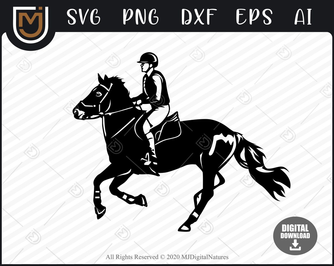 Horse Racing SVG File Racer 03 Horse SVG Barrel Racing Svg - Etsy