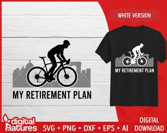 Bicycle Retirement Plan Png - Etsy