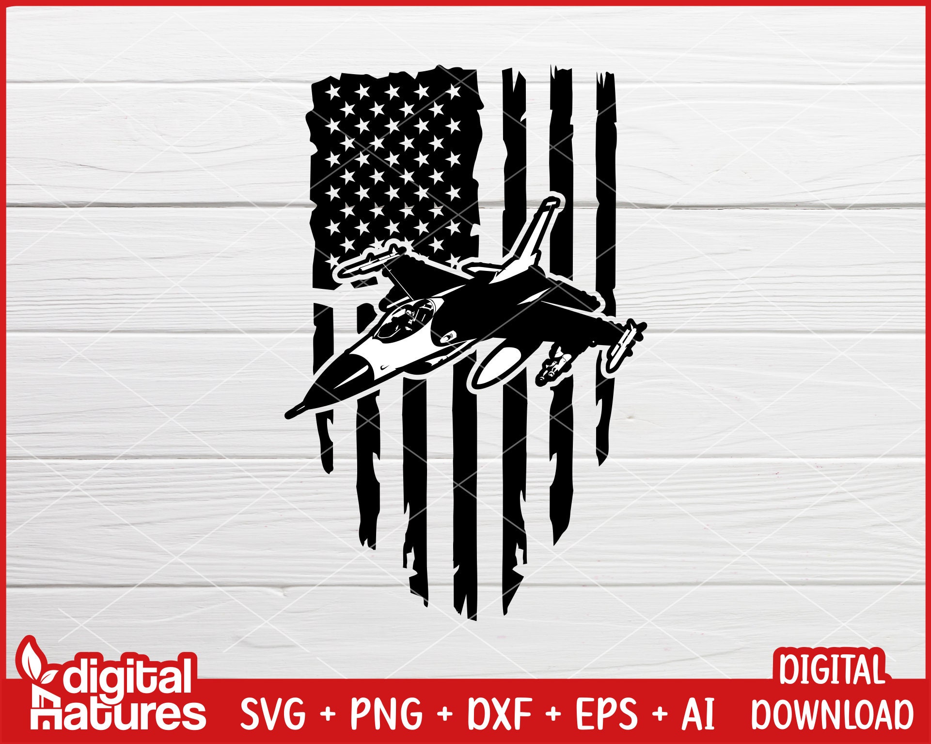 American Flag Jet Svg Military Jet Svg, Air Force Svg, Pilot Svg, PNG ...
